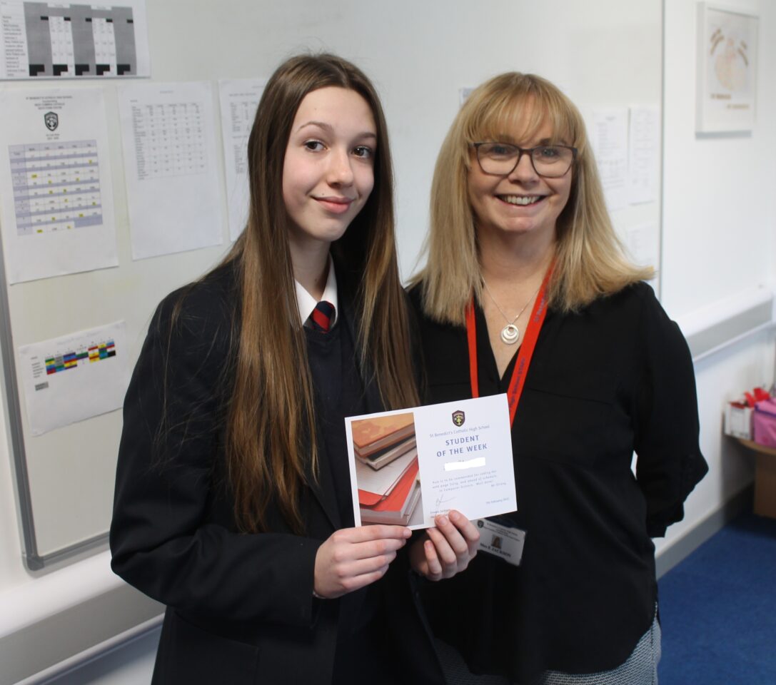 Student of the Week – 7th February – St. Benedict's School