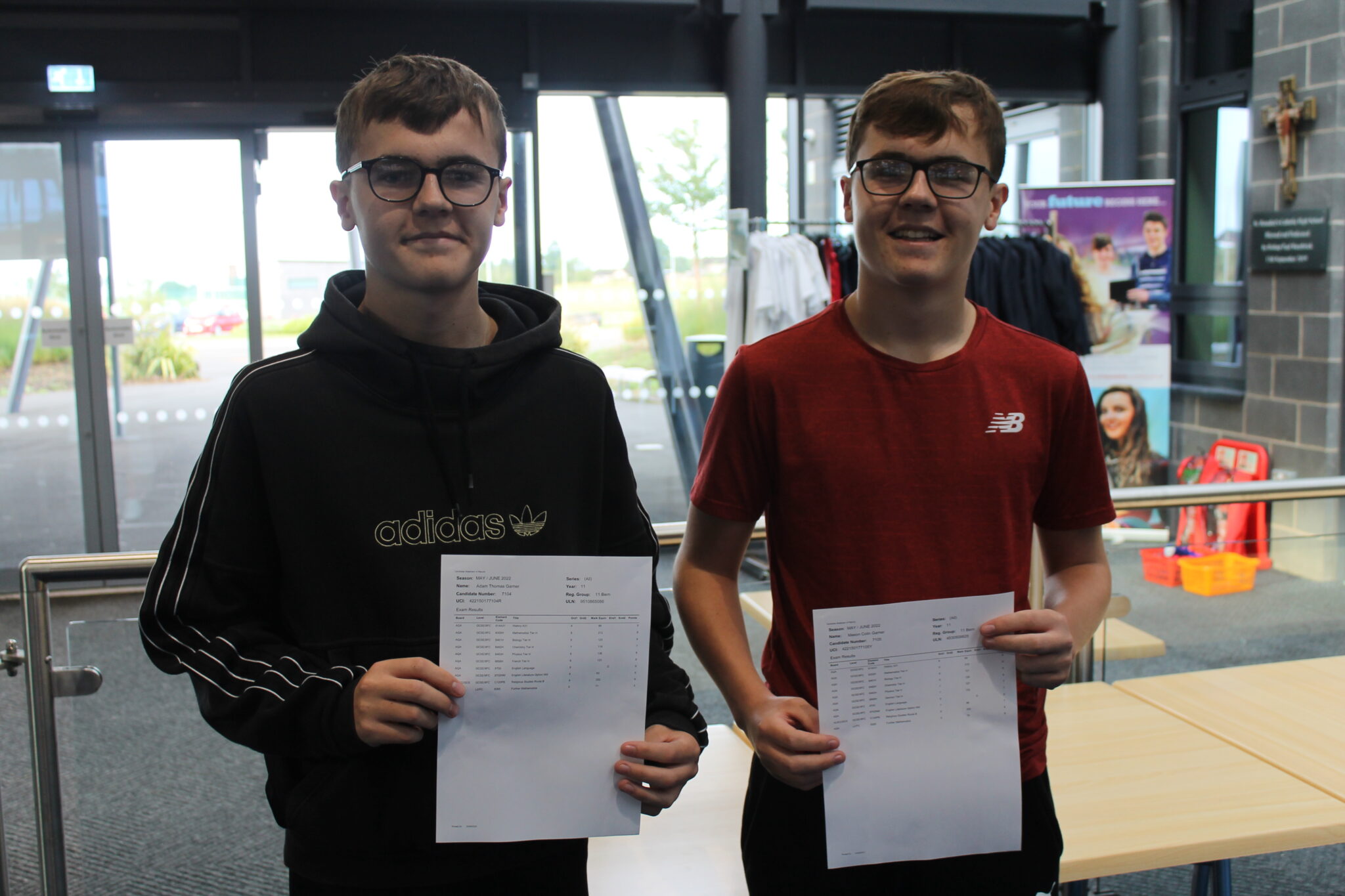 Students Celebrate GCSE results – St. Benedict's School
