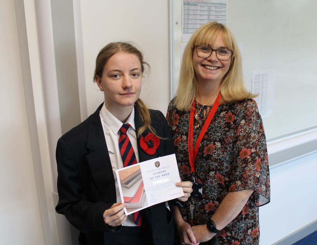 Student of the Week – 20th September – St. Benedict's School