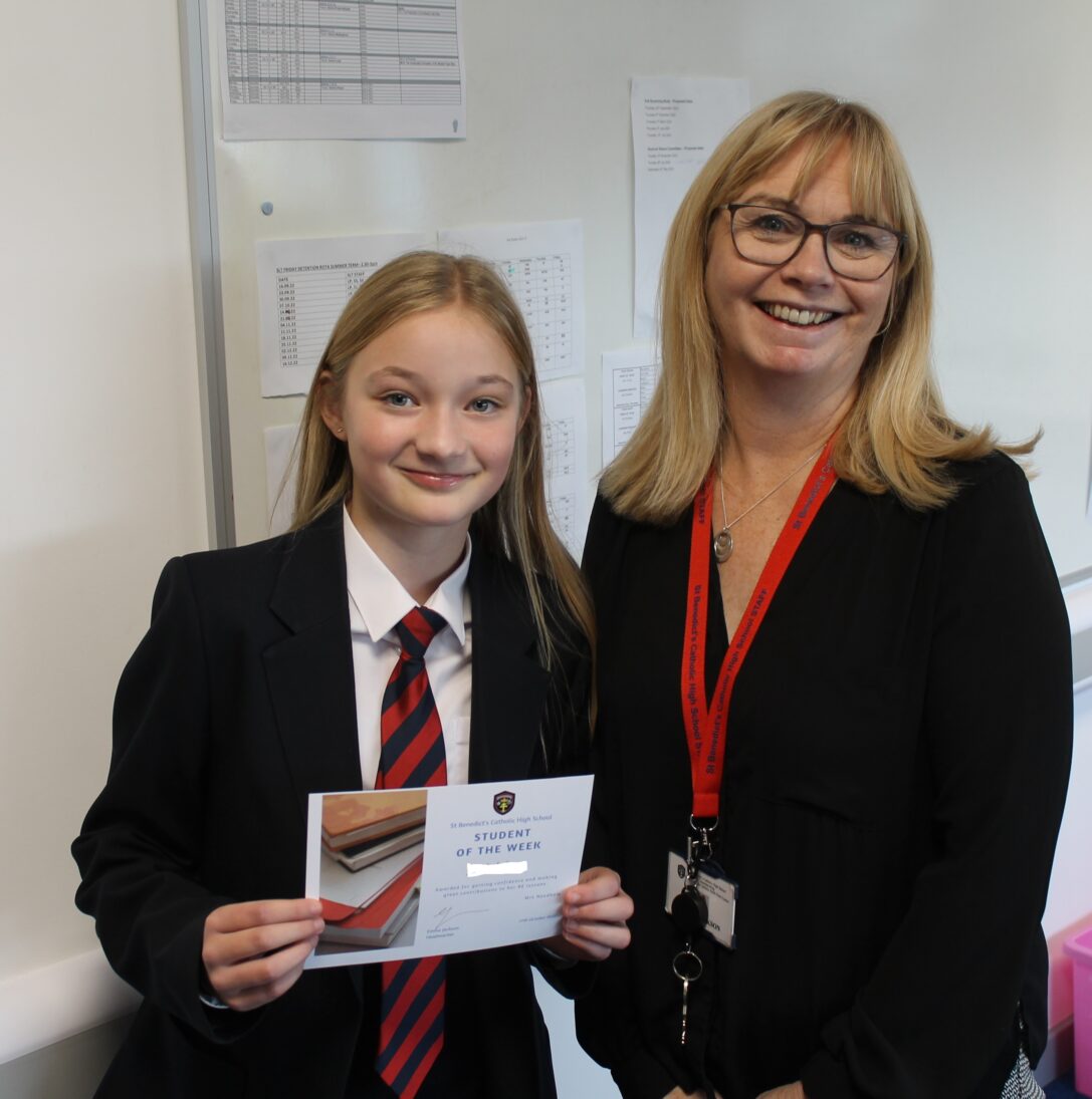 Student of the Week – 17th October – St. Benedict's School